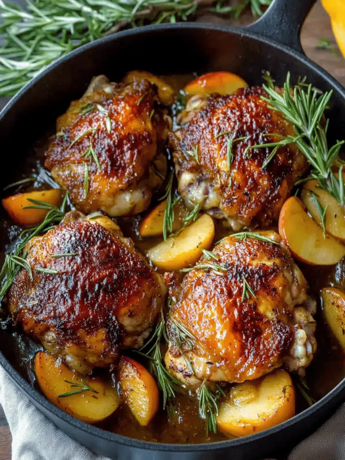 Irresistible Rosemary Apple Cider Chicken: Cozy Autumn Dinner