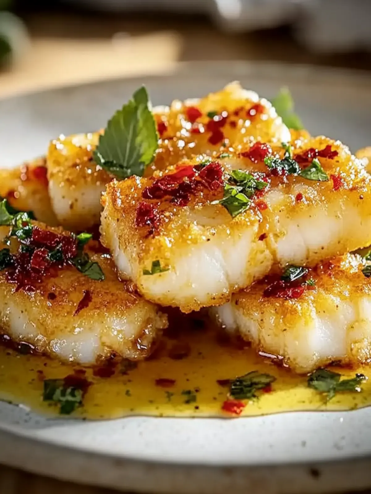 Easy Garlic Butter Cod Strips with Sweet Chili Lime Sauce