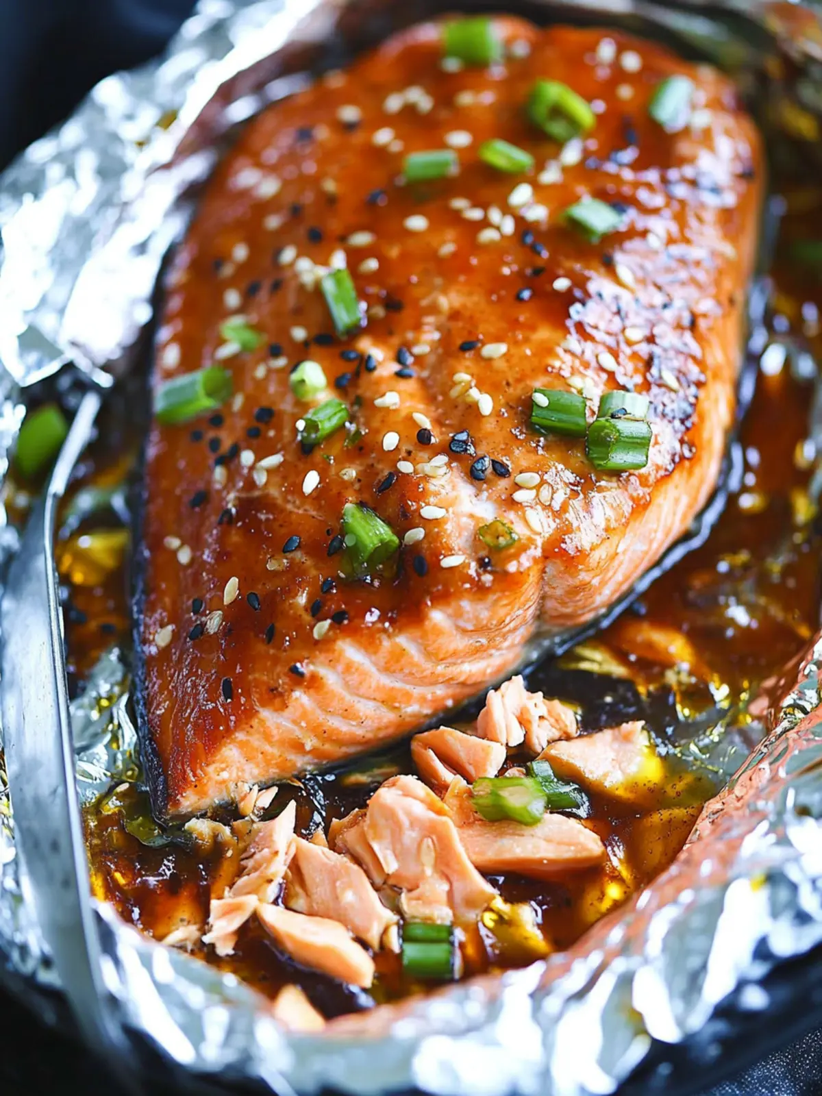 Irresistible Asian Salmon In Foil for Delicious Dinner