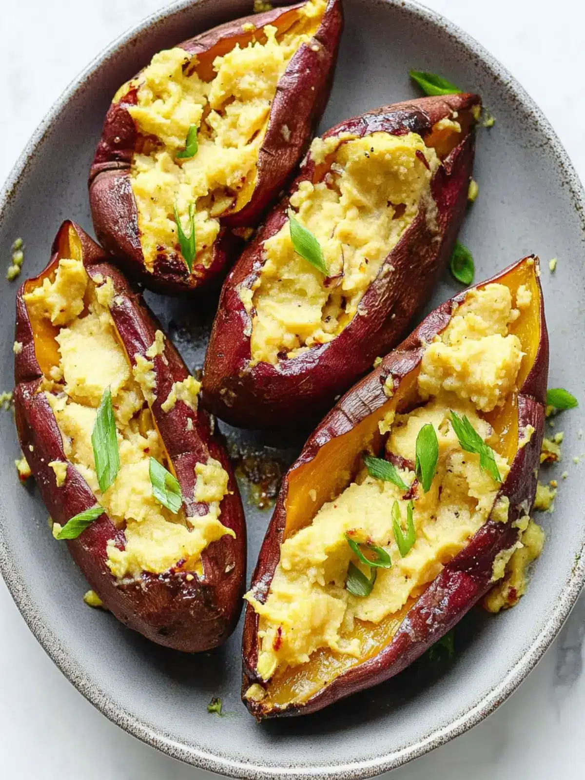 Irresistible Roasted Japanese Sweet Potatoes with Miso Butter