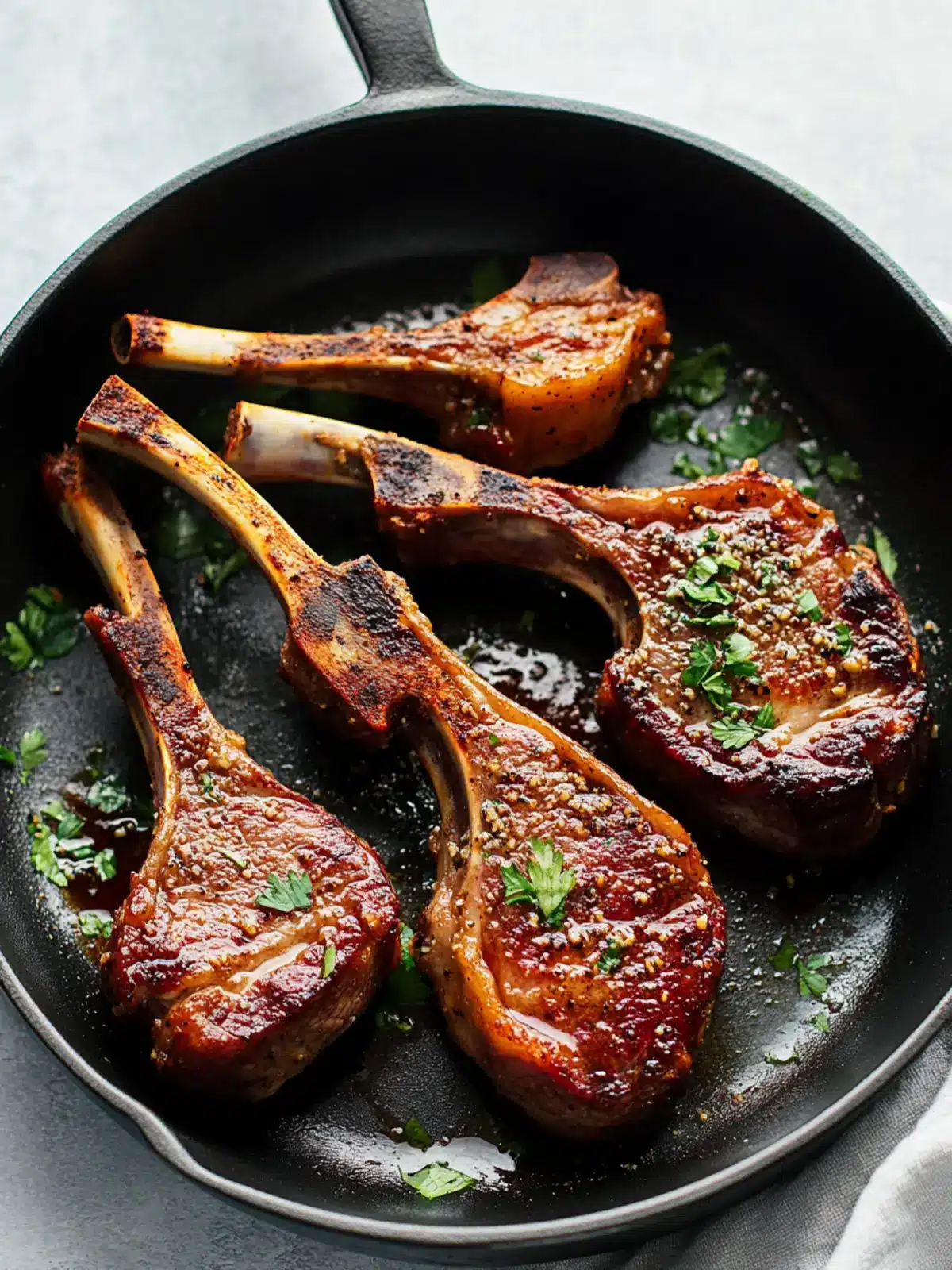 Irresistible Garlic Butter Lamb Chops for a Delicious Dinner
