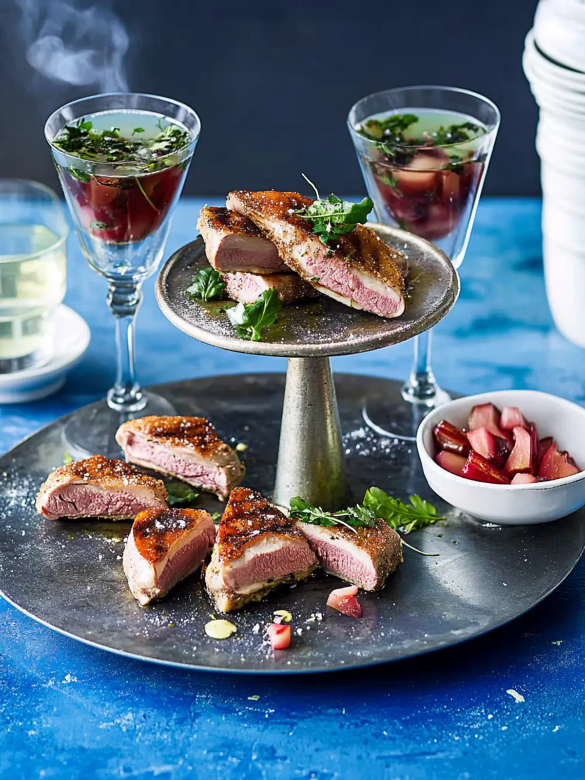 Irresistible Duck with Spiced Rhubarb and Clove Jam Recipe