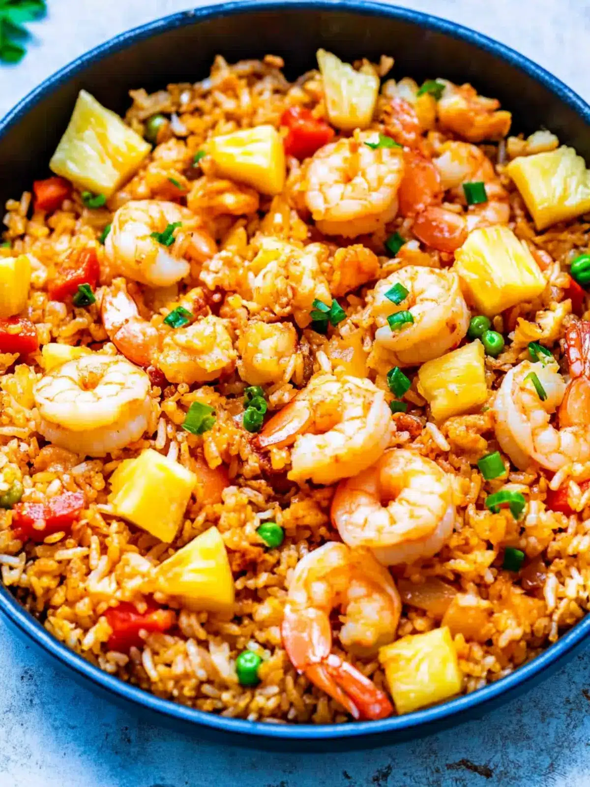 Irresistible Hawaiian Pineapple Shrimp Fried Rice