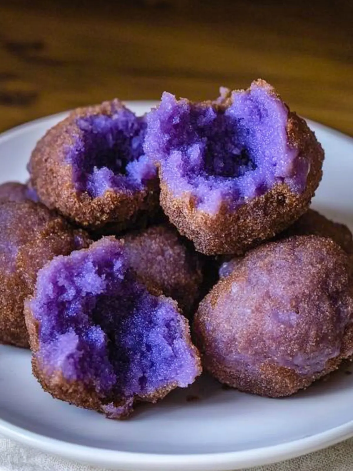 Delicious Ube Mochi Donuts for a Sweet Morning Treat
