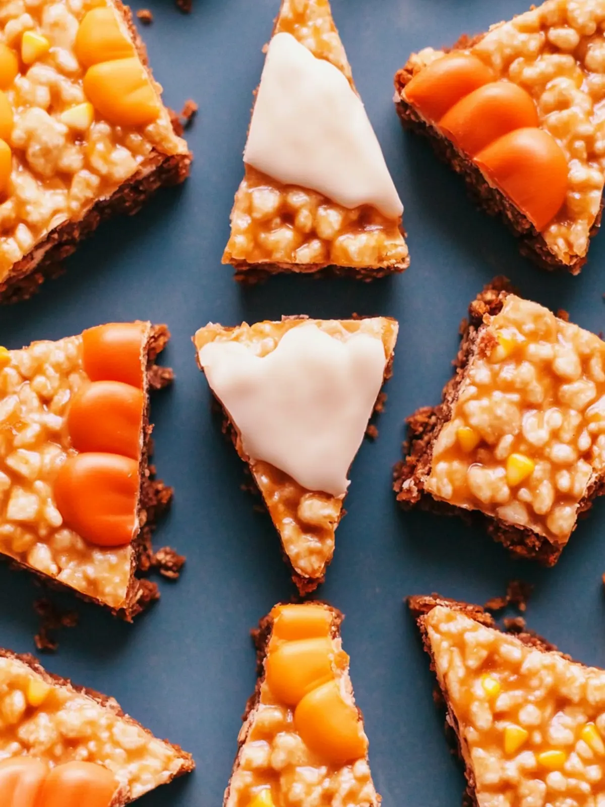 Irresistible Candy Corn Krispie Treats for Fall Fun