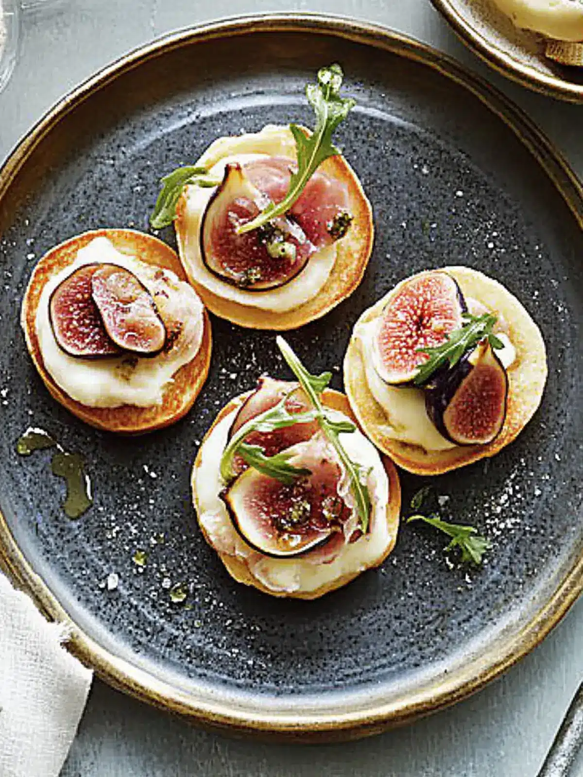 Cheat's Blinis with Jamon and Figs: A Delicious Gourmet Treat