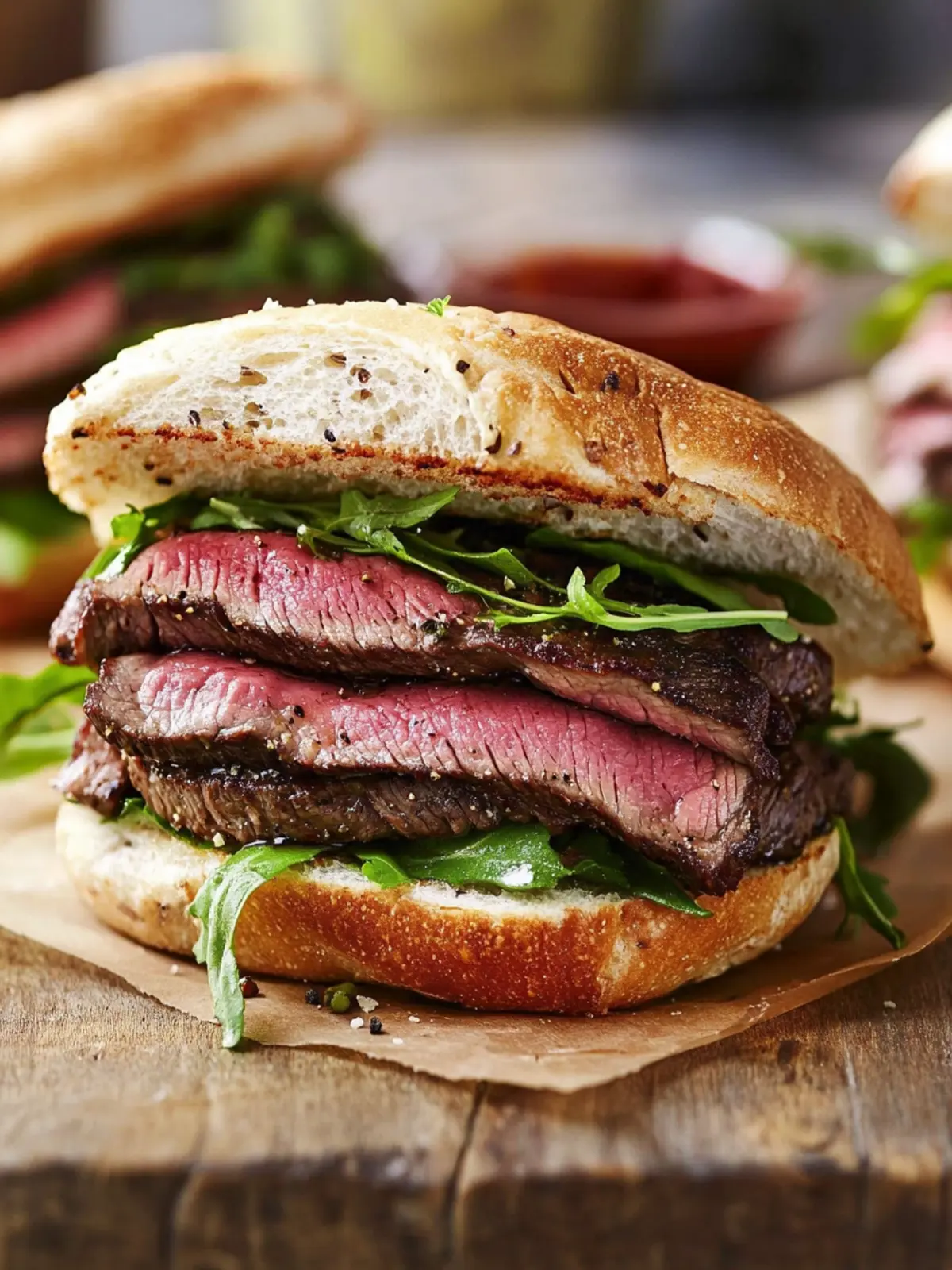 Ultimate Sirloin Steak Sandwiches with Zesty Pickled Onions