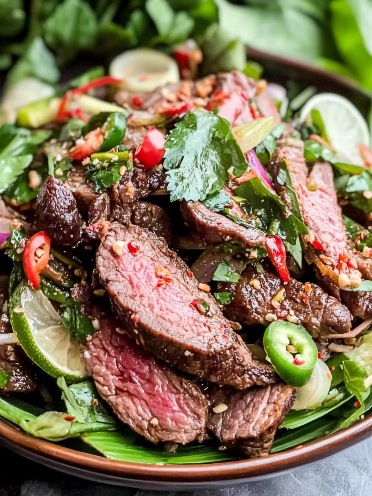 Ultimate Thai Nam Tok Recipe: Delicious Beef Salad Delight