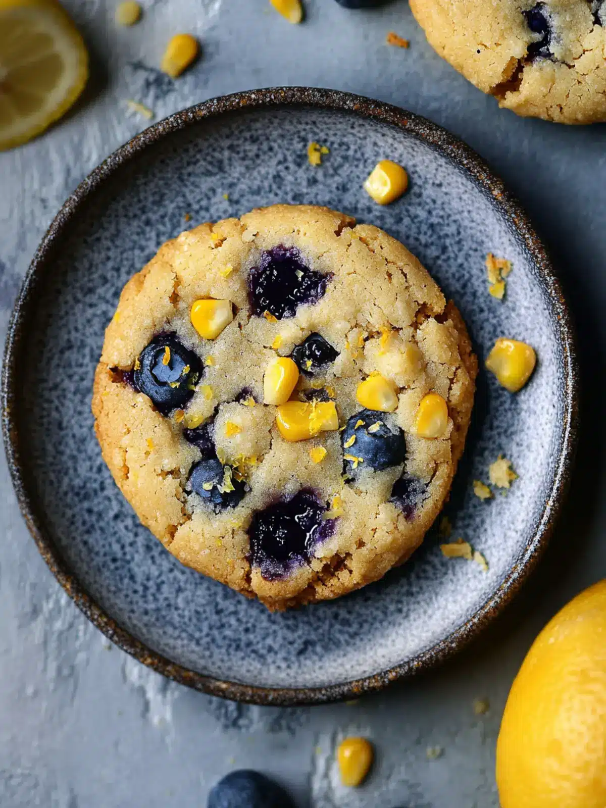 Ultimate Chewy Blueberry Corn Lemon Cookies for a Delicious Treat