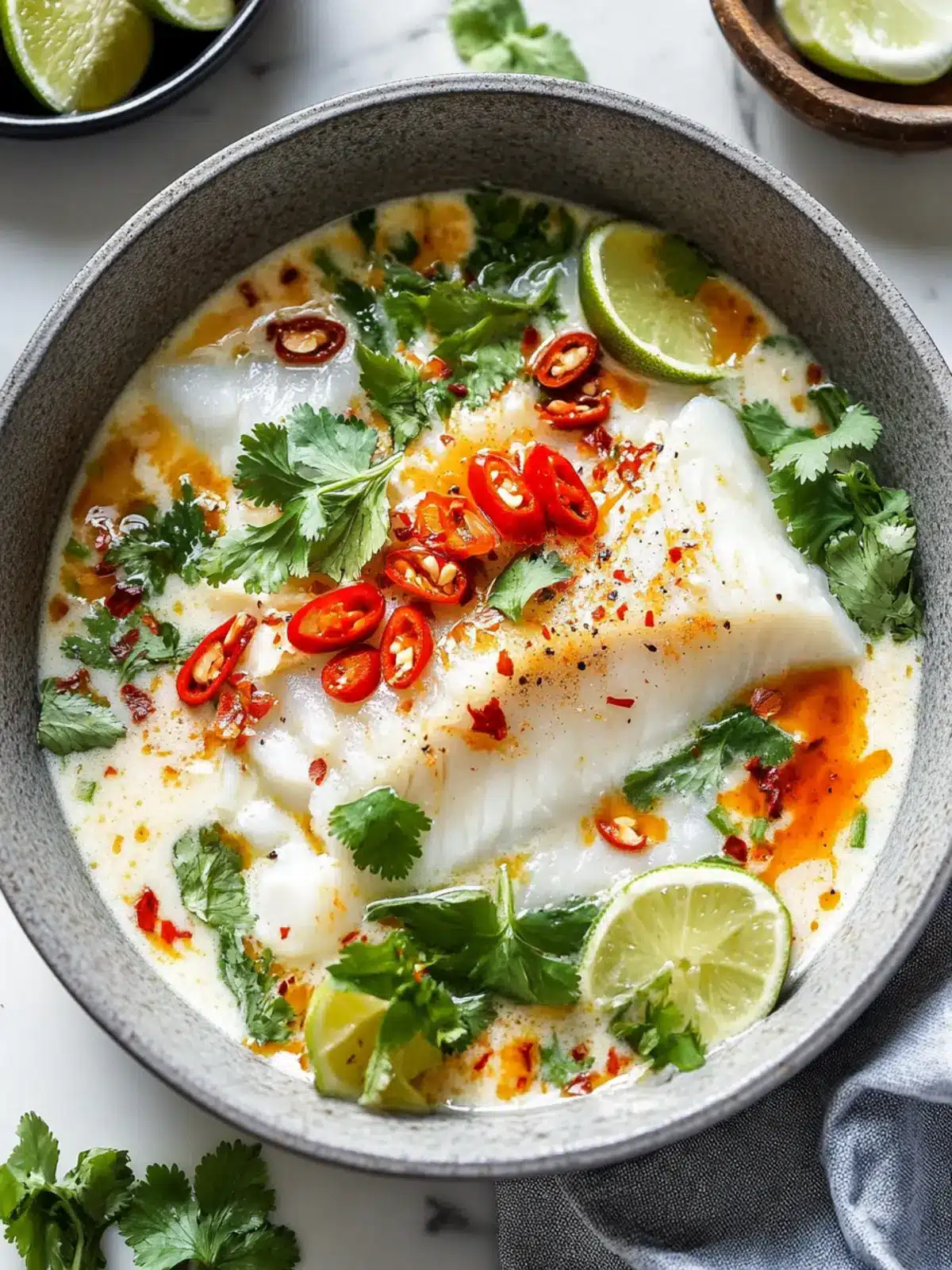 Ultimate Thai-Inspired Coconut Poached Fish: A Delicious Escape