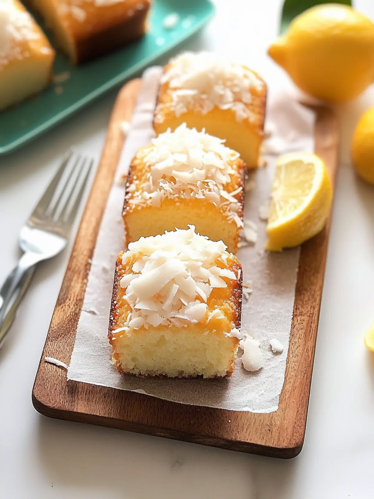 Irresistible Mini Lemon Coconut Loaf Cakes That Delight
