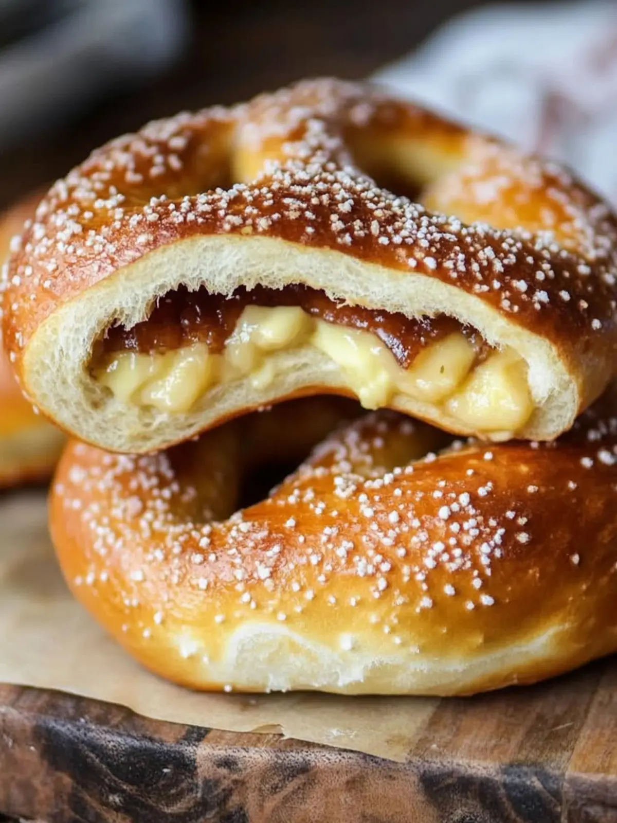 Irresistible Breakfast-Stuffed Soft Pretzels: A Cheesy Delight