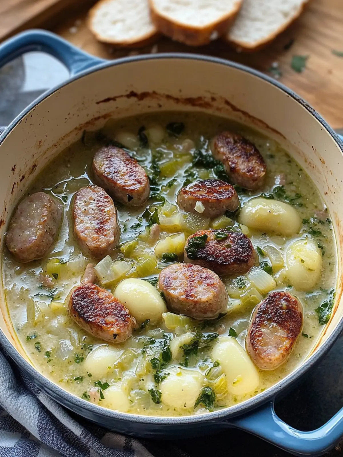 Creamy Leek and Sausage Stew: Ultimate Comfort in a Bowl