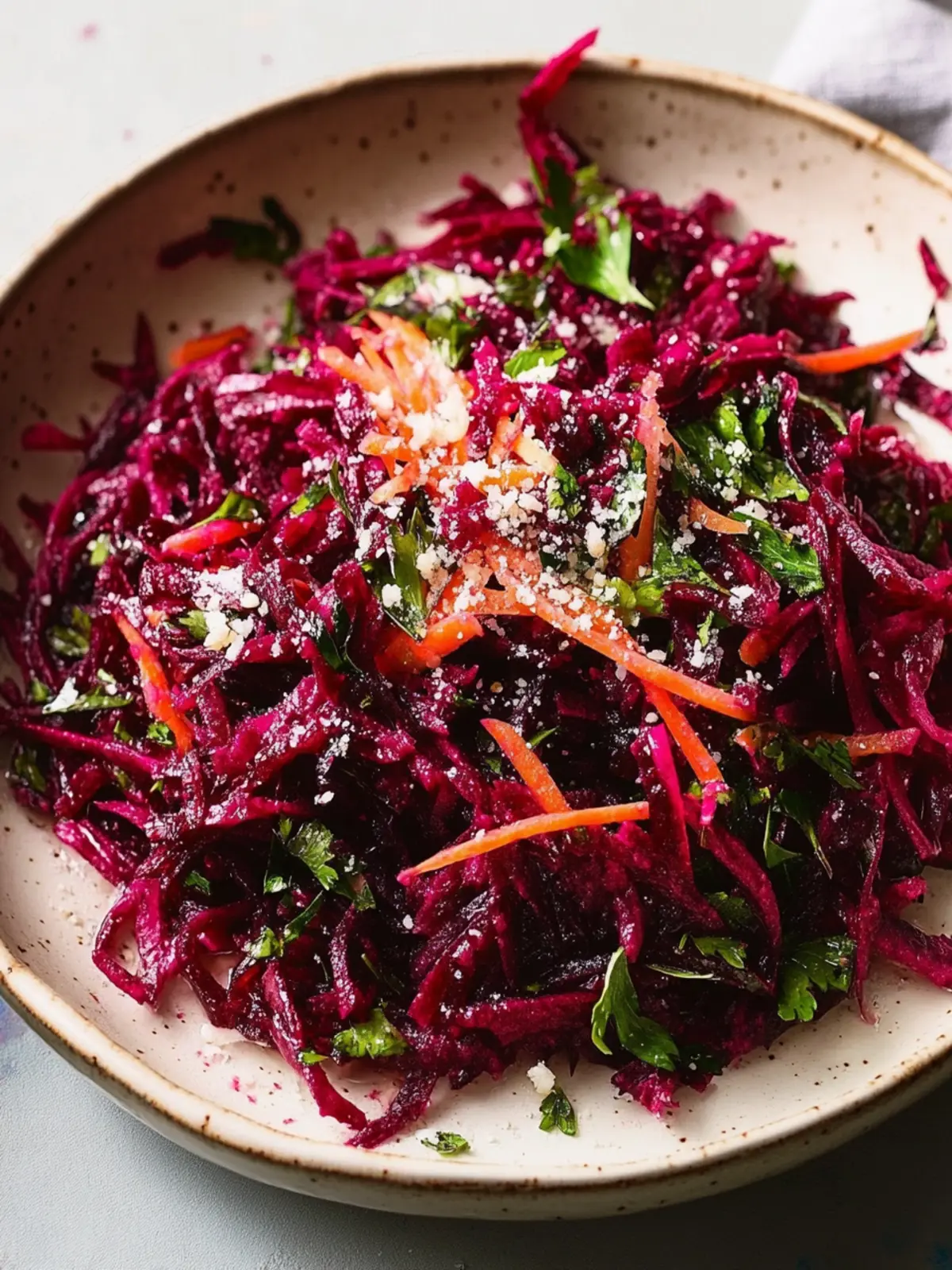 Delicious Grated Beet Salad with Irresistible Honey Dijon Dressing