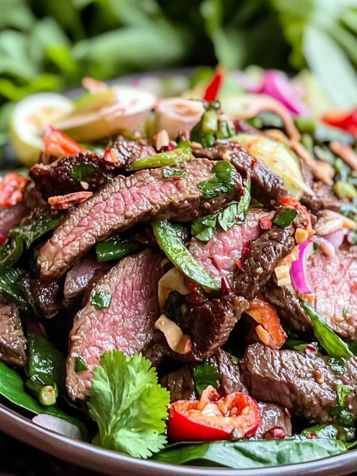 Ultimate Thai Nam Tok Recipe: Delicious Beef Salad Delight