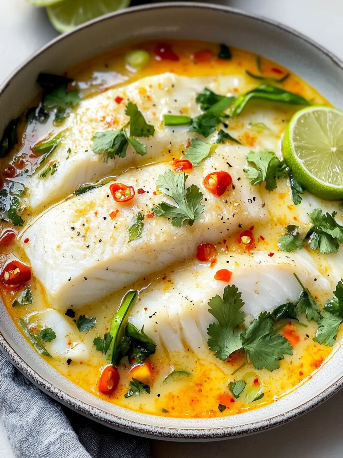 Ultimate Thai-Inspired Coconut Poached Fish: A Delicious Escape