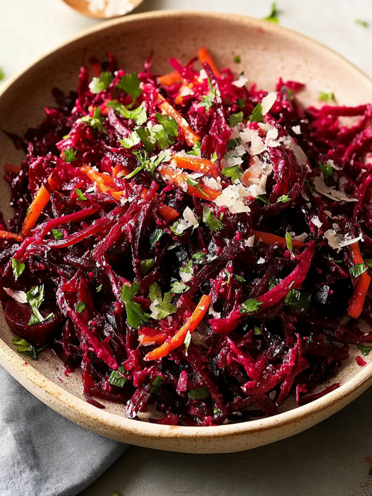 Delicious Grated Beet Salad with Irresistible Honey Dijon Dressing