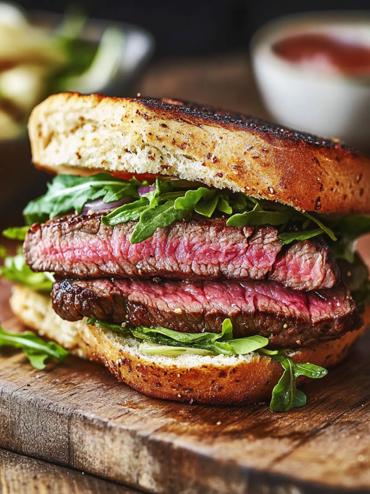 Ultimate Sirloin Steak Sandwiches with Zesty Pickled Onions