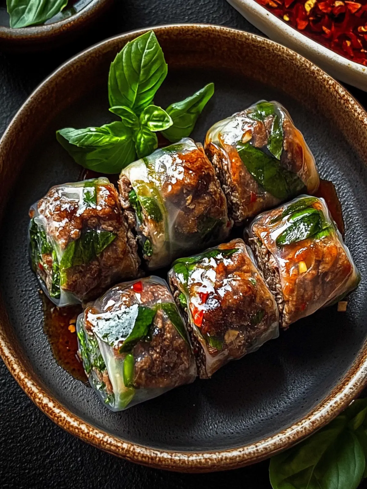 Irresistible Thai Basil Beef Rolls for Quick Weeknight Dinners