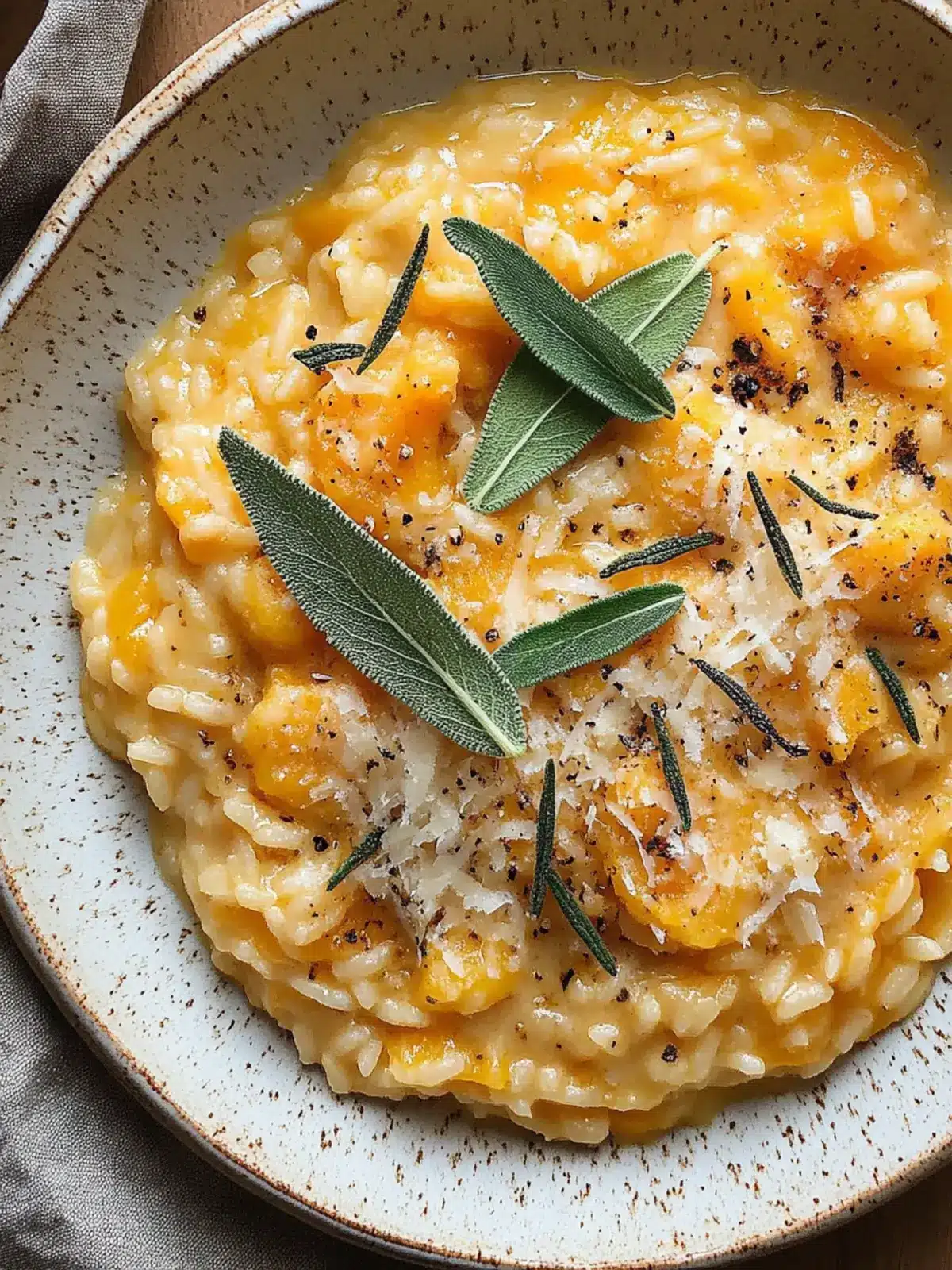 Irresistible Honeynut Squash Risotto with Fontina and Sage