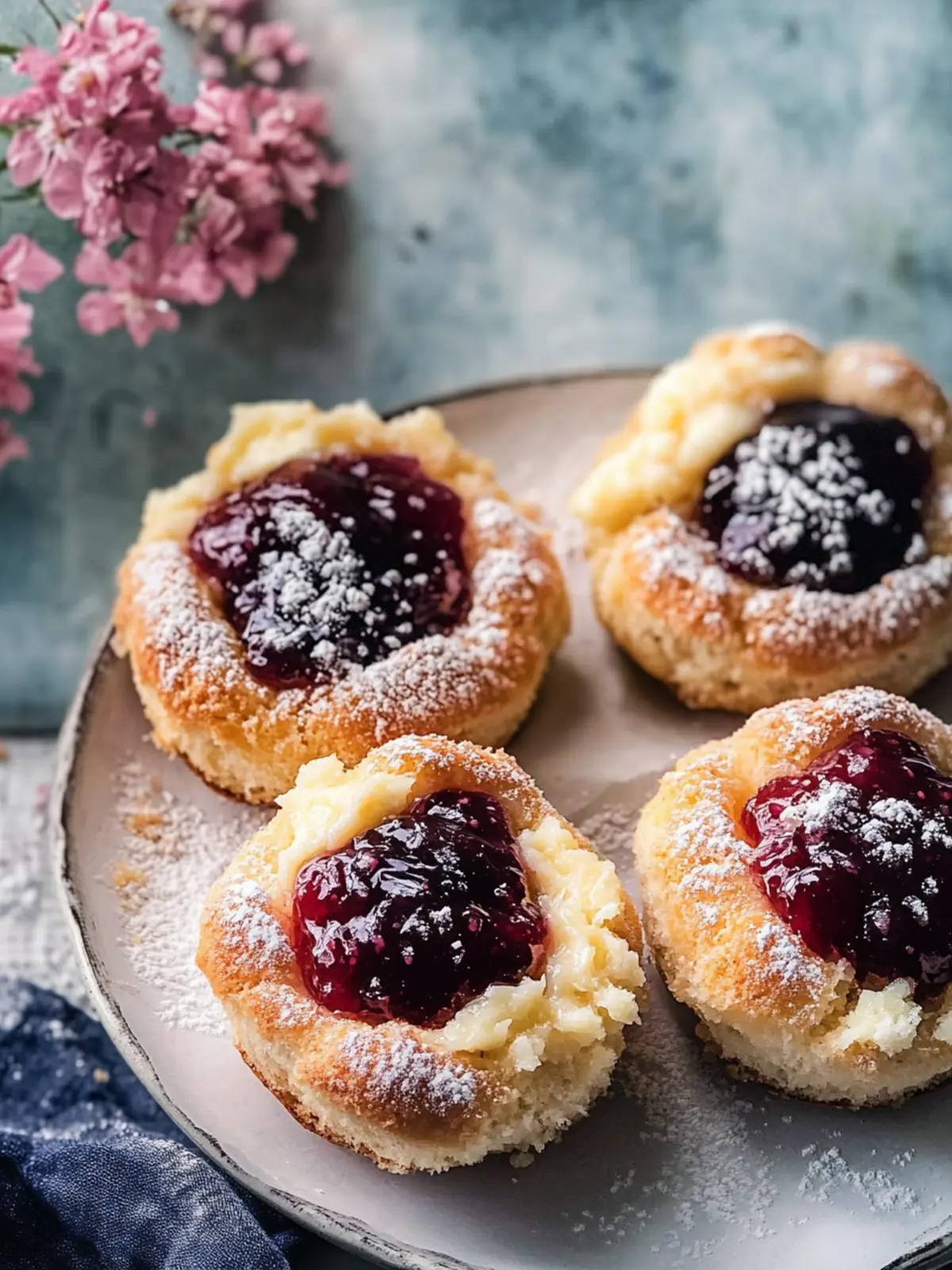 Irresistible Jam and Custard Buns for Ultimate Baking Bliss