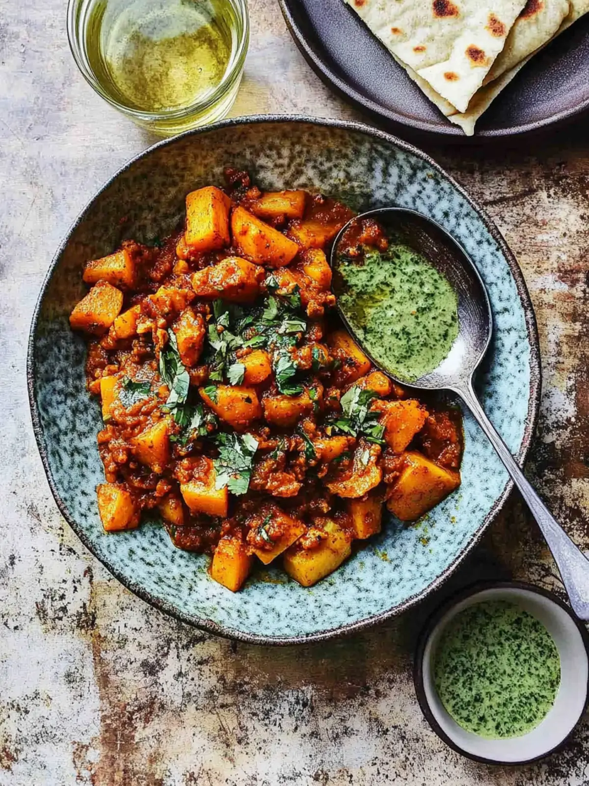 Irresistible Sticky Tamarind Squash Curry with Fresh Herbs