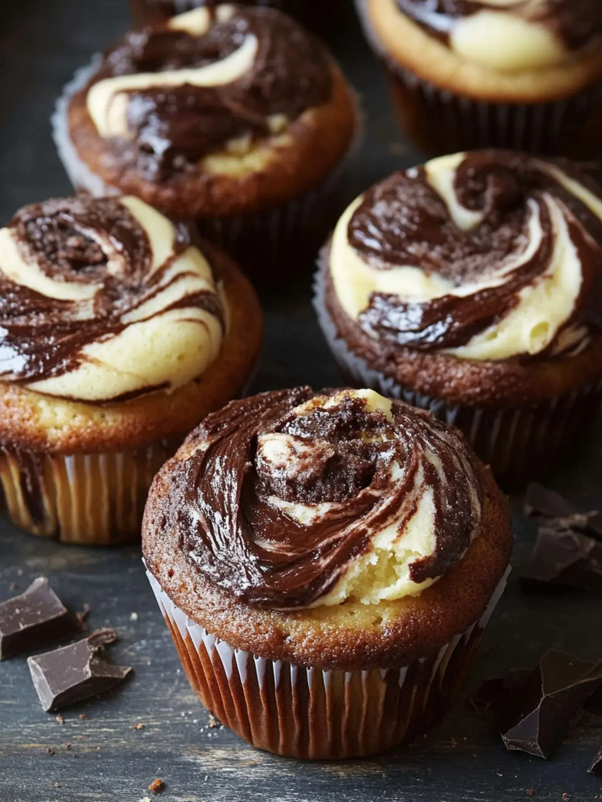 Irresistible Chocolate Vanilla Swirl Muffins Made Easy