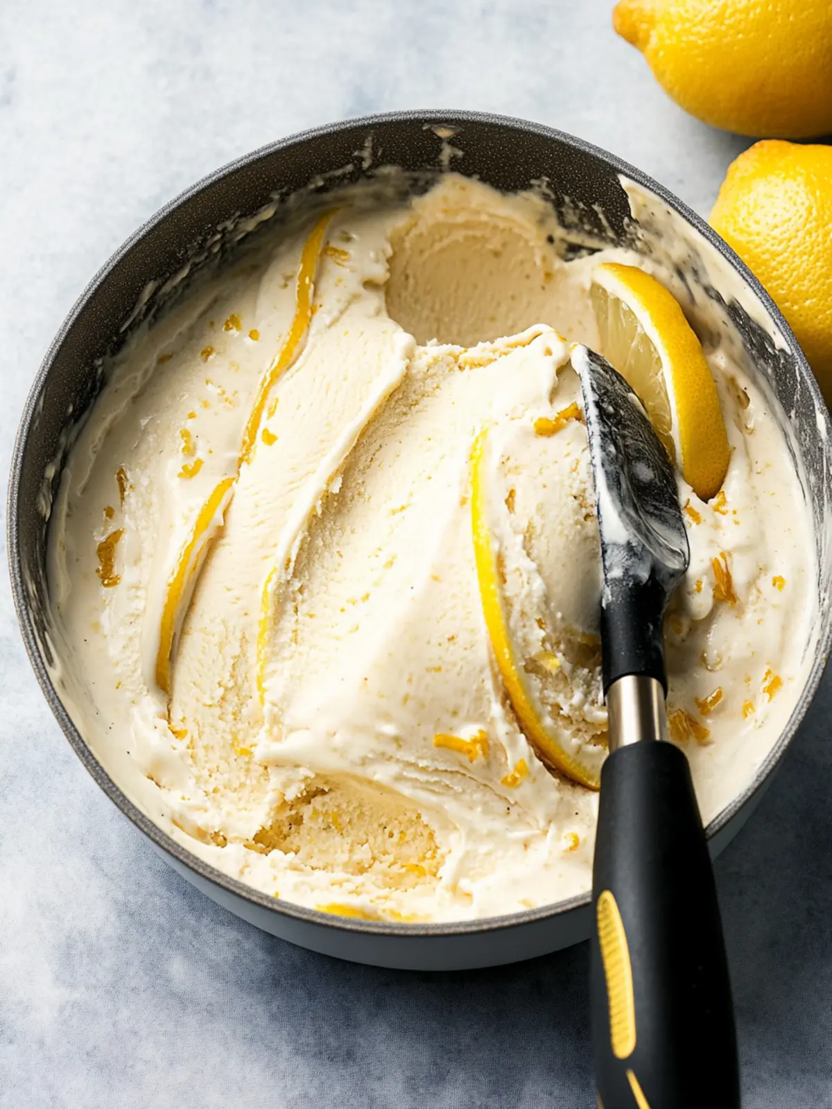 Irresistible Brown Butter Lemon Ice Cream That's Pure Bliss