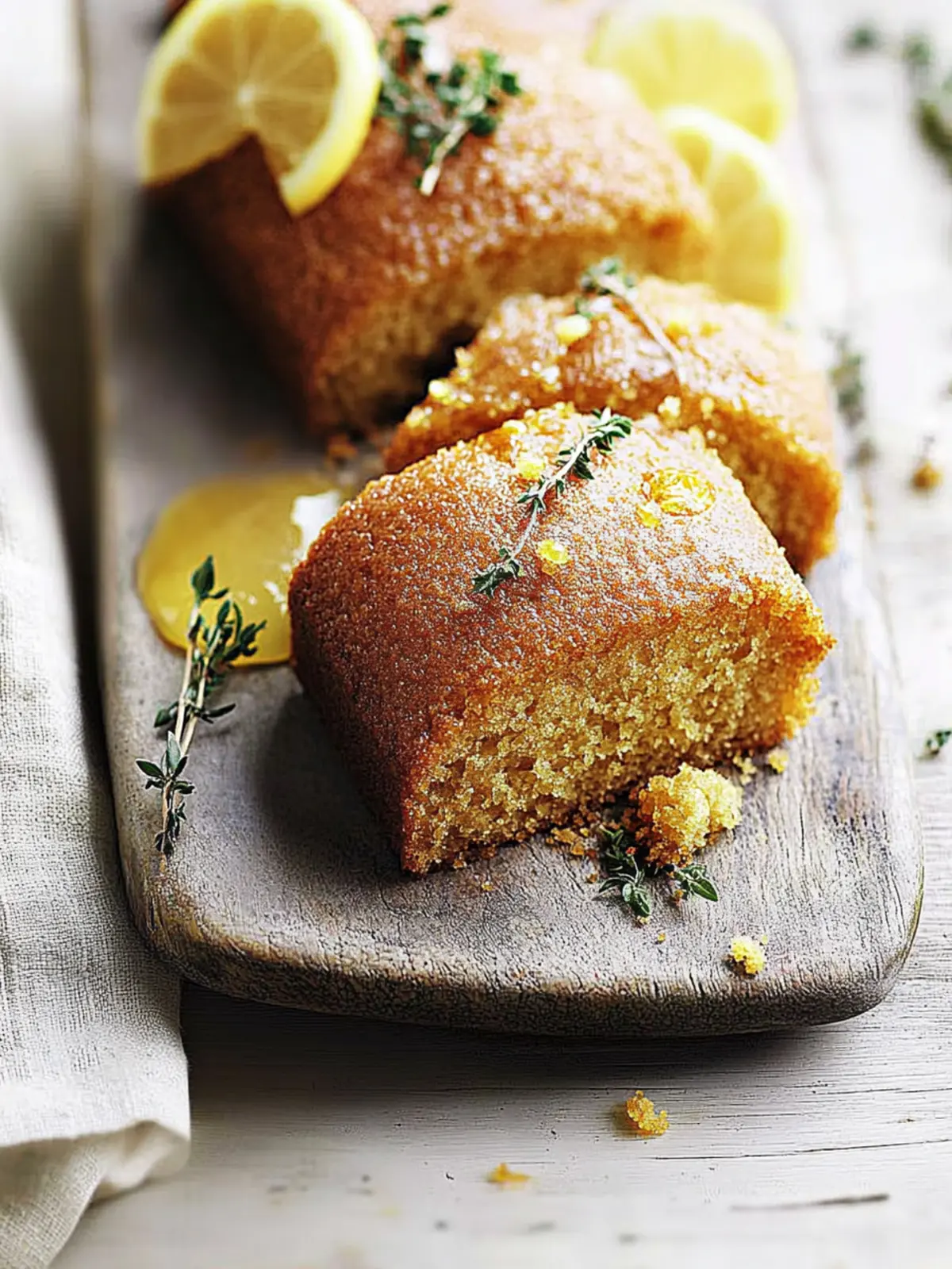 Irresistible Brown Butter Honey and Lemon Thyme Cakes