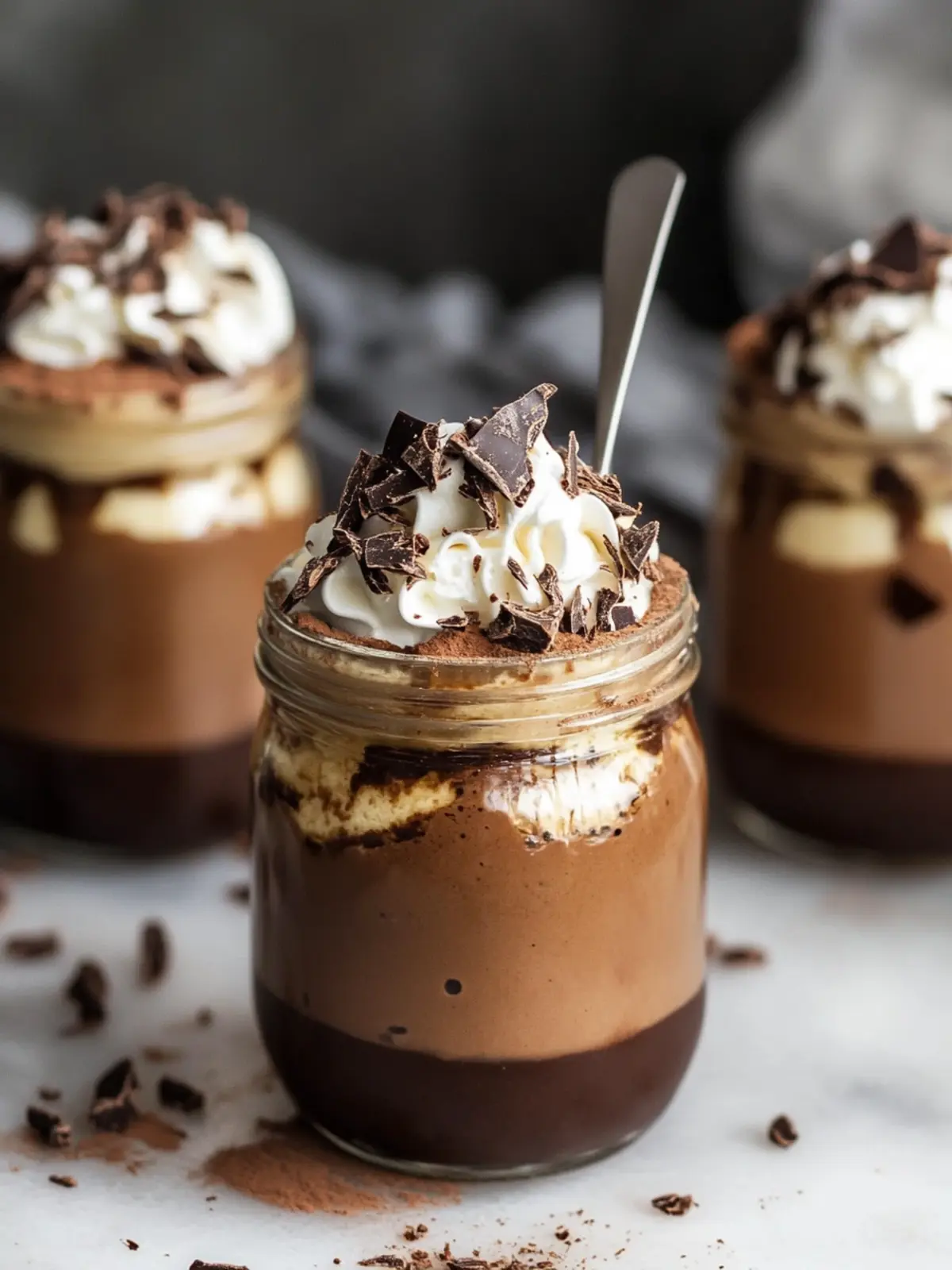 Irresistible Dulce de Leche and Chocolate Mousse Jars