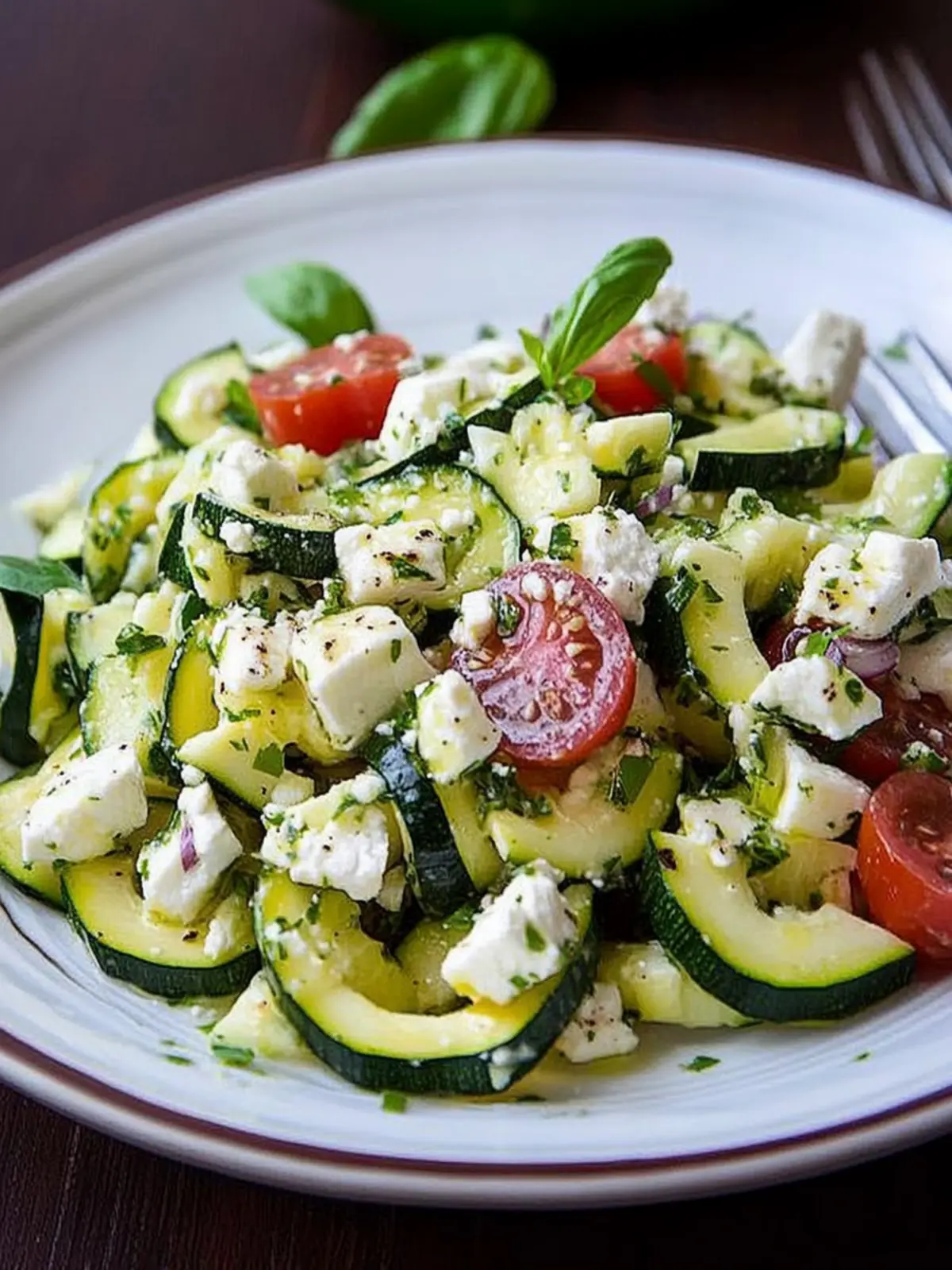 Ultimate Greek Style Zucchini Salad - Delicious Summer Delight