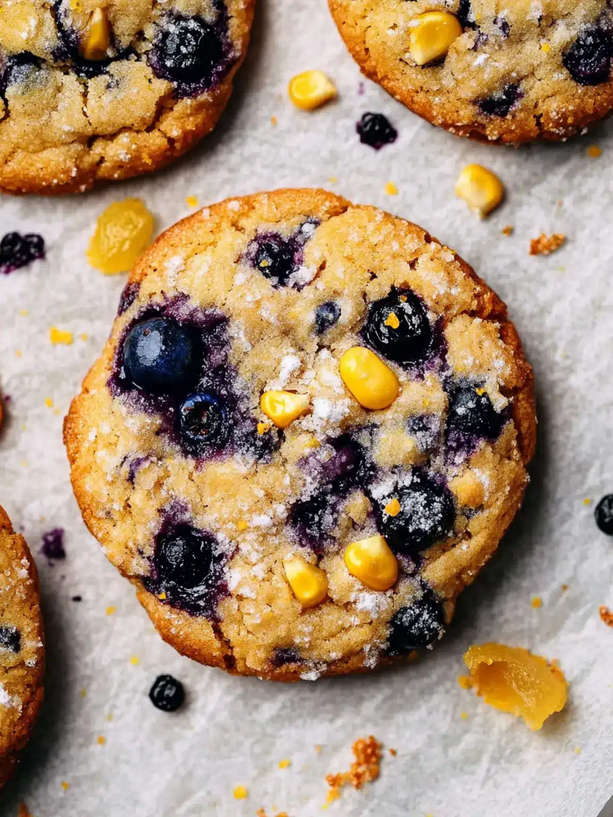 Ultimate Chewy Blueberry Corn Lemon Cookies for a Delicious Treat