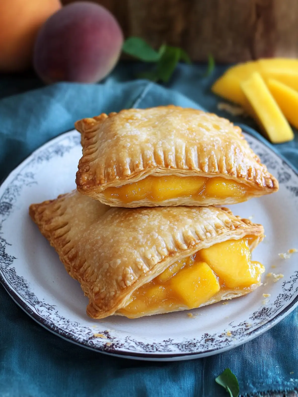 Irresistible Peach Mango Pocket Pies: A Delicious Dessert