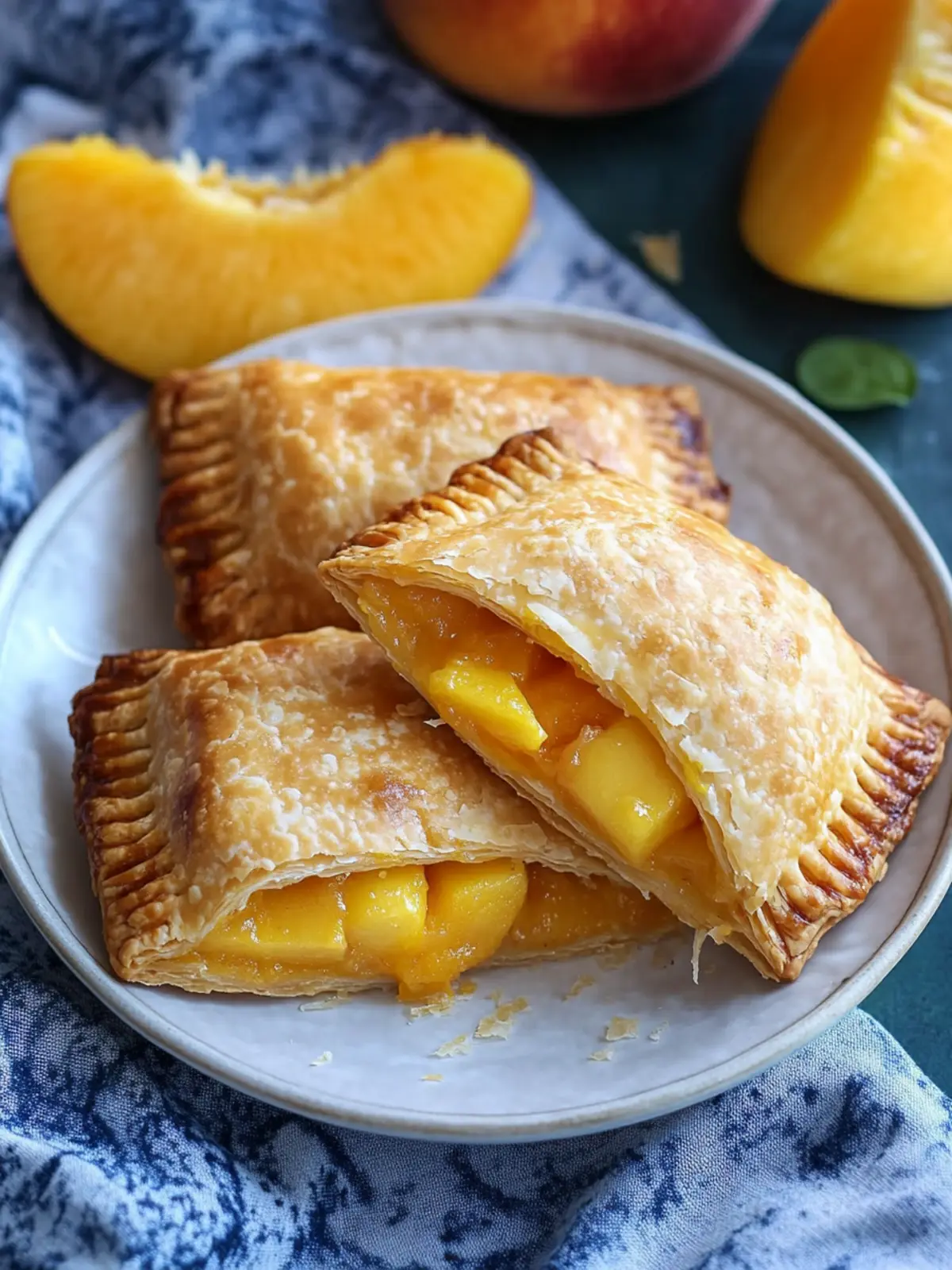 Irresistible Peach Mango Pocket Pies: A Delicious Dessert