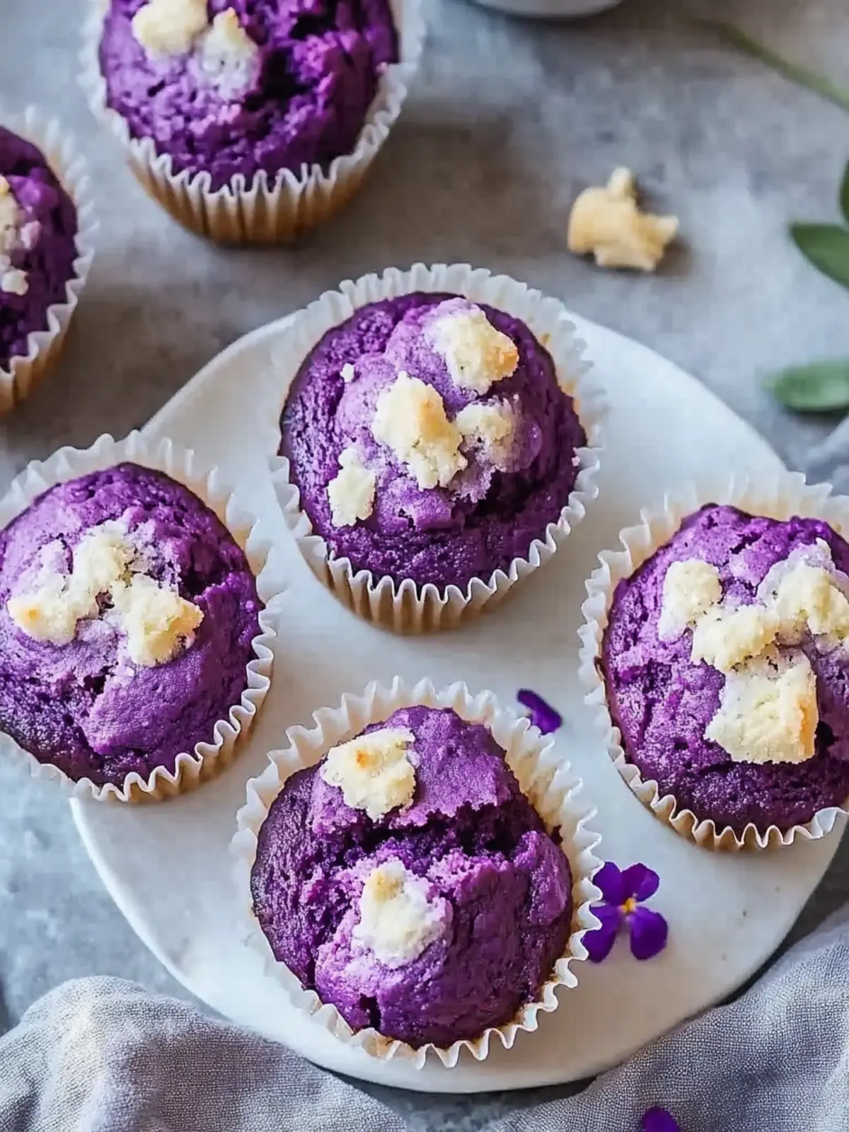 Irresistible Moist & Fluffy Ube Muffins for a Delicious Treat