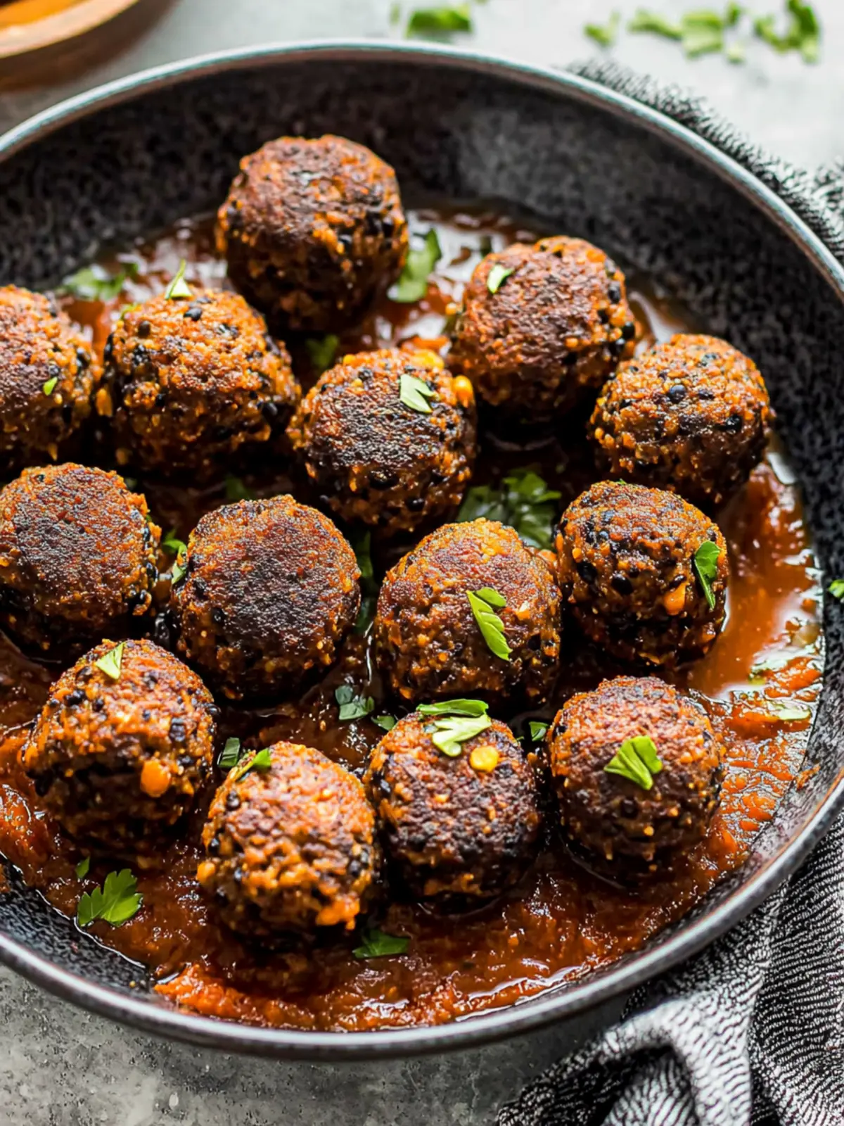 Irresistible Easy Vegan Black Bean Meatballs You'll Love
