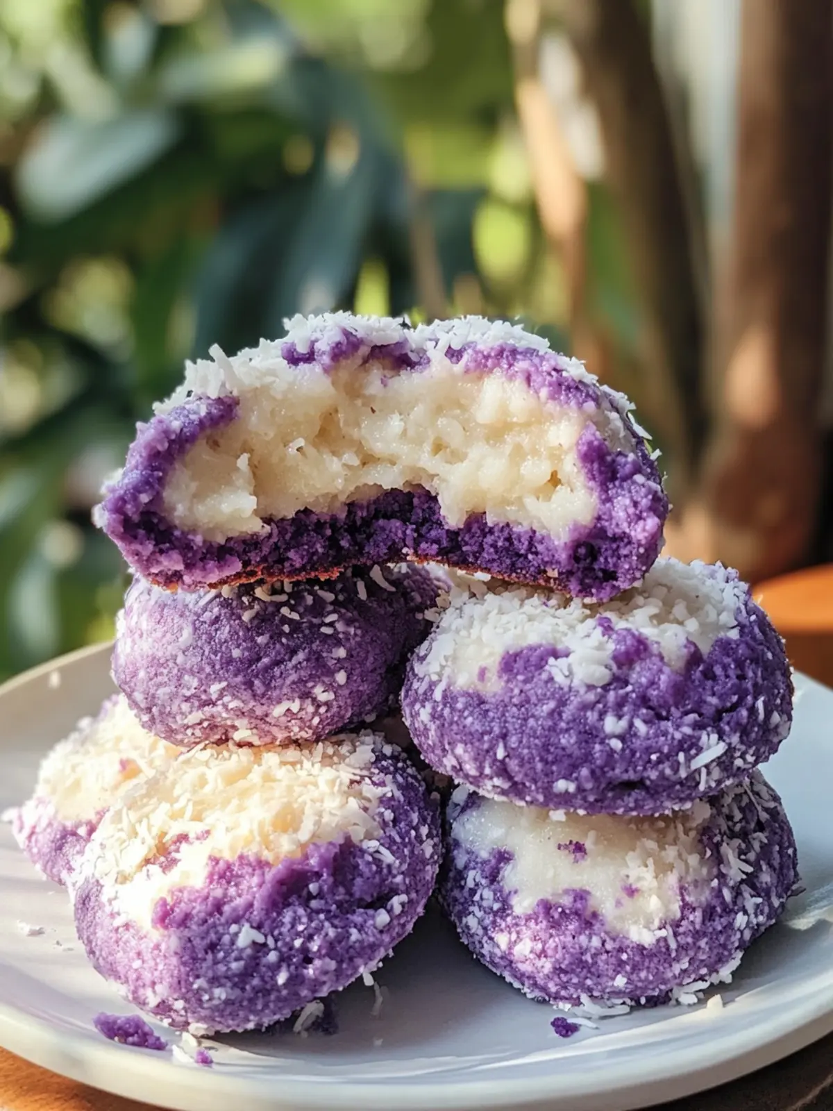 Coconut Ube Besito Cookies: Irresistible Tropical Delights