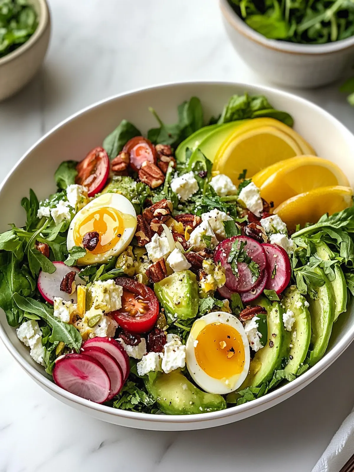 Irresistible Spring Cobb Salad with Light Honey-Dijon Dressing