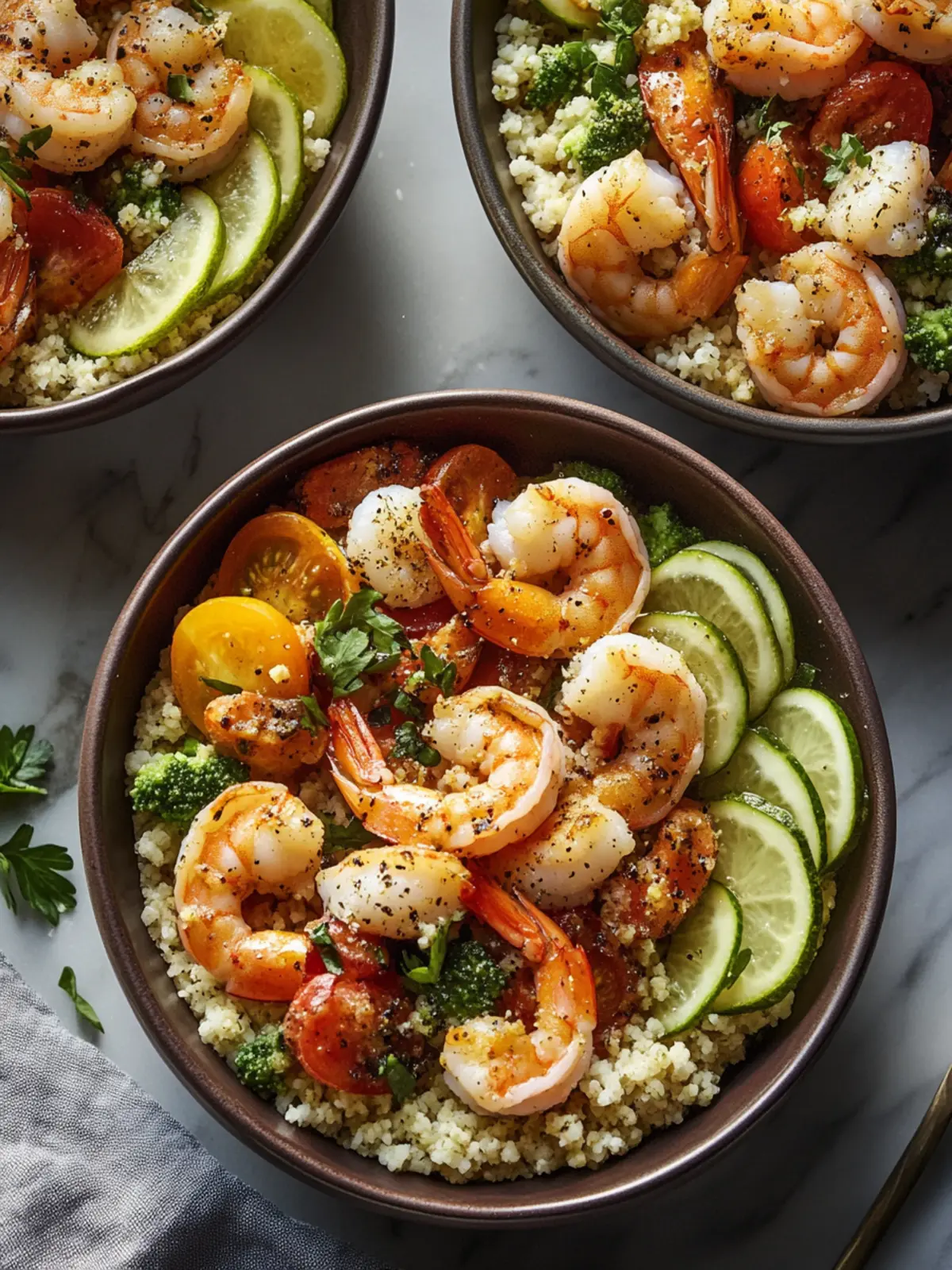 Ultimate Mediterranean Shrimp Couscous Bowls for a Delicious Dinner