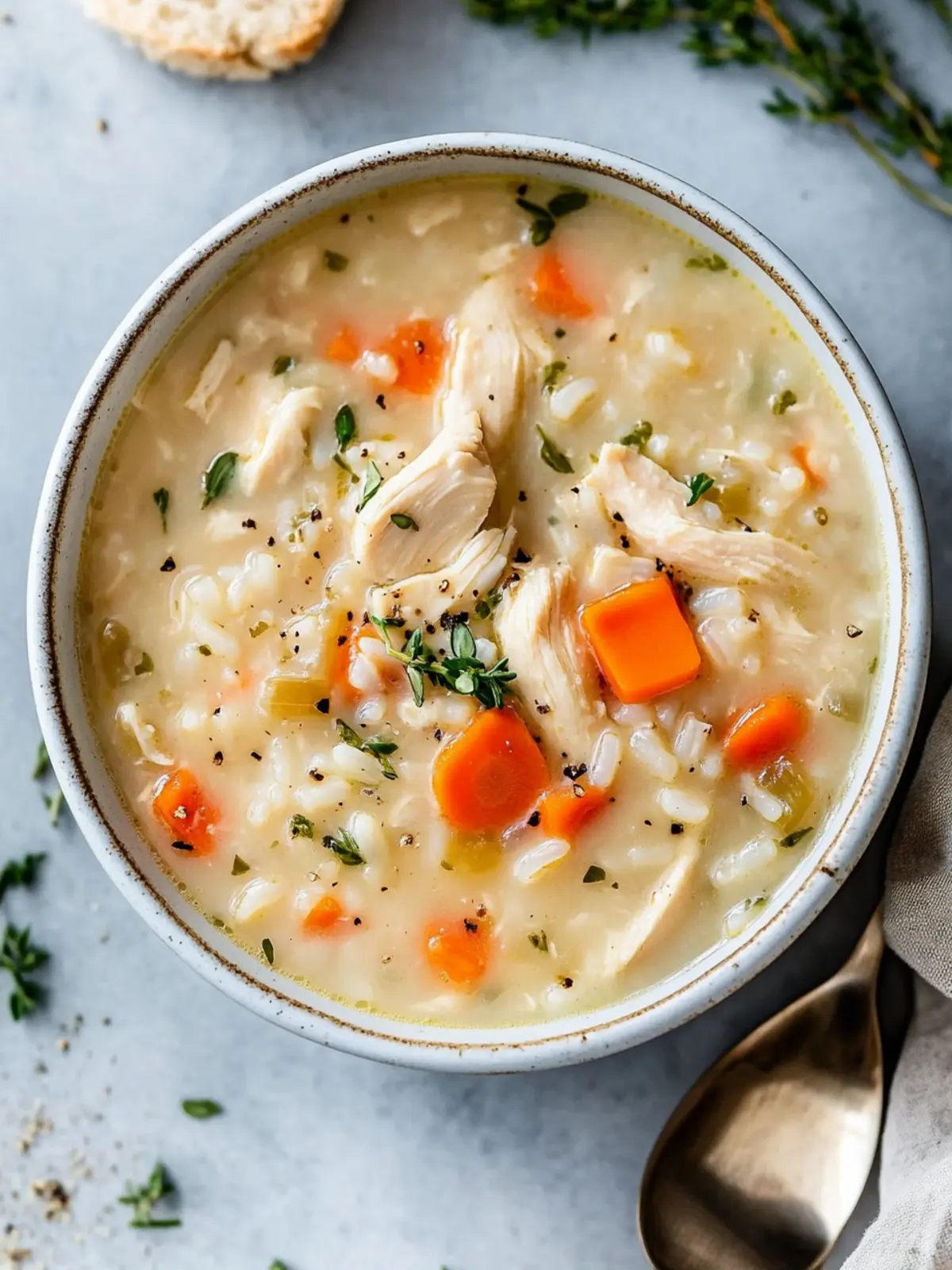 Ultimate Comforting Creamy Chicken and Rice Soup Recipe